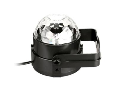 China 220V LED Stage Spotlights Rotating Disco Ball Light 3W Tanbaby Sound Activated for sale