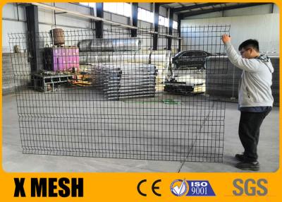 Chine le vinyle du noir 3D a enduit la clôture soudée de fil anticorrosion à vendre