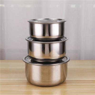Cina La cottura delle pentole di acciaio inossidabile del vaso 410 ha messo l'insieme del vaso delle azione di minestra della cucina in vendita