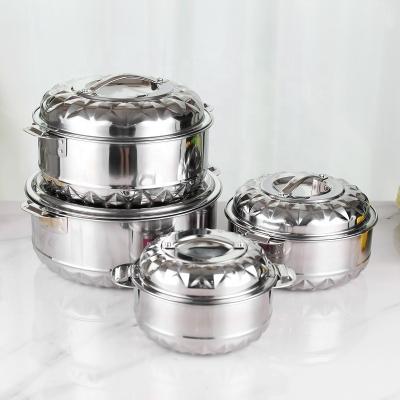 Cina Insieme fresco isolato doppio del vaso della scatola del vaso dell'insieme 4pcs delle pentole di riserva della cucina in vendita