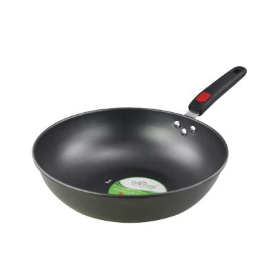 Cina Pentole all'ingrosso del venditore PIÙ IMPORTANTE 32/34 di ghisa dei wok della frittura di cm che cucina pentola grande Pan For Kitchen di frittura in vendita