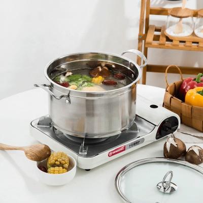 Cina Vaso della minestra dell'alimento di acciaio inossidabile del venditore più importante di Amazon che cucina vaso con il coperchio di vetro in vendita