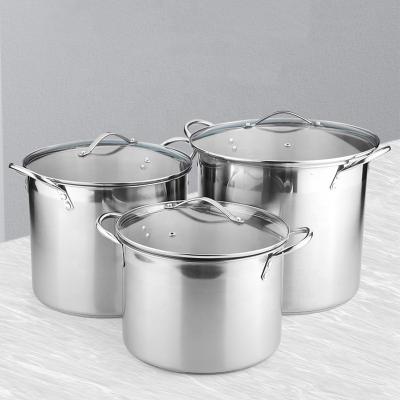 Cina Buon vendendo 18/8 di maniglia biauricolare multiutente di Stew Pots Cooking Pots With dei vasi della minestra di acciaio inossidabile in vendita
