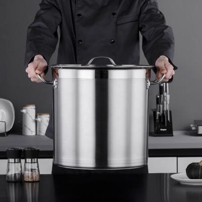 Cina Minestra di cottura d'argento multifunzionale di acciaio inossidabile di grande capacità del vaso & vaso di cottura resistente dei vasi di riserva in vendita