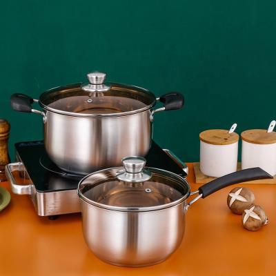 Cina Vaso di cottura multifunzionale della minestra di acciaio inossidabile del vaso della pasta di induzione delle pentole del ristorante con la maniglia della bachelite in vendita
