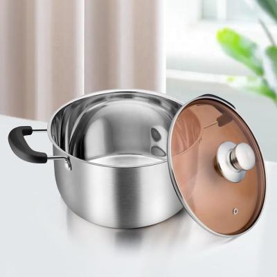 Cina Cucina all'ingrosso del venditore più importante che cucina il vaso della minestra delle pentole di acciaio inossidabile di induzione dello stufato di castrato degli articoli in vendita
