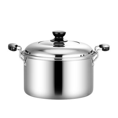 Cina Migliore vendita che cucina la minestra di acciaio inossidabile della cucina del vaso della minestra & vaso di riserva con il coperchio visivo del vaso in vendita
