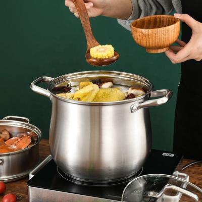 Cina Di vaso caldo della minestra del tamburo di acciaio inossidabile di vendita 18/8 che cucina la minestra del vaso & i vasi di riserva con il coperchio di vetro in vendita