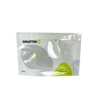 China Customized Transparent Resealable Ziplock Mylar Bags 3.5G Smell Proof Stand up Pouch PE Recyclable Packaging Bags for sale