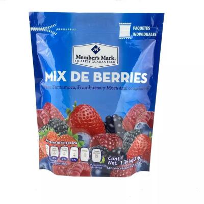 China Retail Price Custom Logo Custom Printed Zip Lock Pouch Bag PE Bag for Dried Food for sale