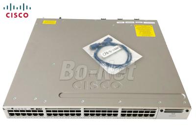 쌓을수 있는 사용된 Cisco 스위치 WS-C3850-48T-L 48 항구 350WAC 50/60 Hz를 전력 공급