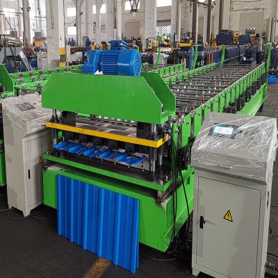Glazed Steel Roofing Sheet Manufacturing Machine For Construction Works
