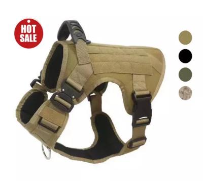 중국 Oem Easy Walking Training Tactical Pet Harness Adjustable Chest Dog Harness 판매용