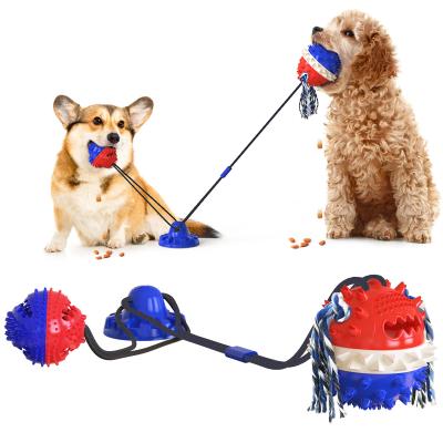 Chine Chien de jouets interactif d'animal familier de soulagement d'inquiétude Toy Sucker Drawstring Ball 430g à vendre