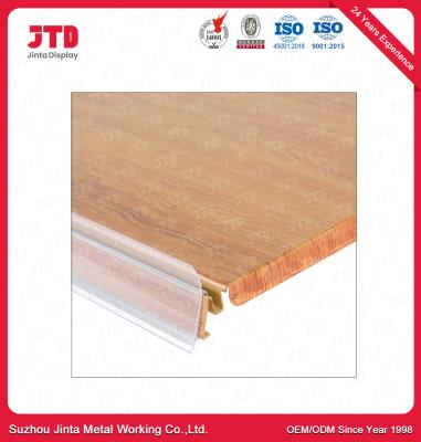 China 400mm Width Single Supermarket Shelf 4 Layers White for sale