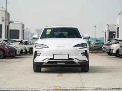 중국 2024 모델 Byd 송 플러스 EV 605km 최고 버전 오토 SUV 흰색 전기 자동차 스마트 중고 판매용
