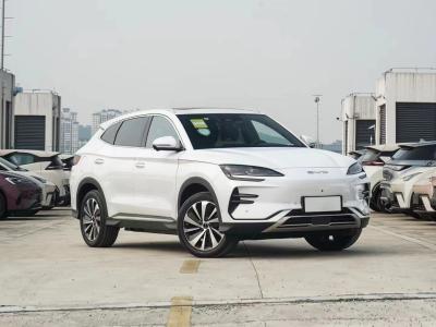 중국 2024 모델 Byd 송 플러스 EV 605km 최고 버전 오토 SUV 흰색 전기 자동차 스마트 중고 판매용