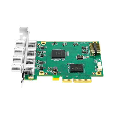 China Webcasting Streaming de vídeo ao vivo com 4 entradas SDI PCIe 4U Capture Card e suporte ao SDK à venda