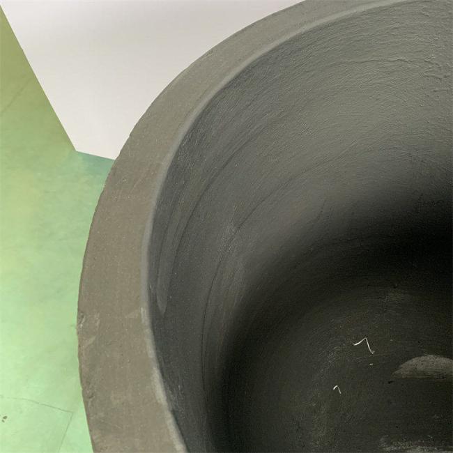 Oval Type Crucible sample in industrial setting