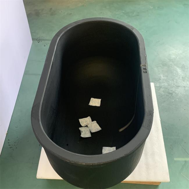 Graphite Crucible product image showing cylindrical design
