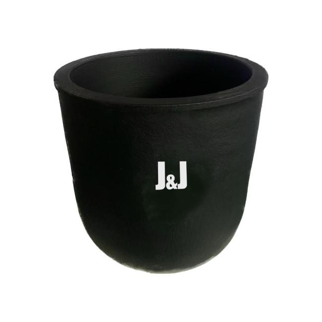 High purity graphite crucible side view