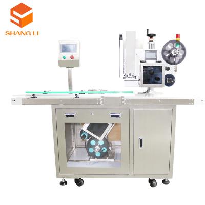 Cina Materiale di imballaggio in legno Applicatore di etichette a bottiglia quadrata per superfici piane e stampante in vendita