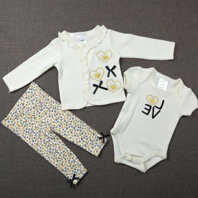 Cina Grandi vestiti di riserva della neonata di usura dei bambini della neonata degli insiemi bianchi dell'abbigliamento in vendita