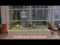 Real Estate Scale Model 1:100 Skyscraper Scale Models LED Illuminated