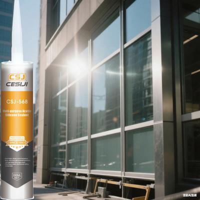 Cina Agganciamento veloce Acetoxi Silicone Sigilante impermeabile 300ml Per Finestra in vendita