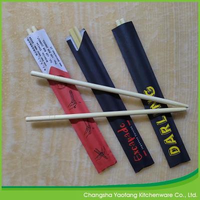 China Palillos de bambú redondos disponibles modificados para requisitos particulares 6.5*200 milímetro con la manga semi cerrada en venta