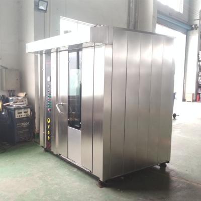 Chine 32 plateaux four rotatif à gaz diesel électrique pour la cuisson du pain pizza gâteau dans les aliments surgelés à vendre
