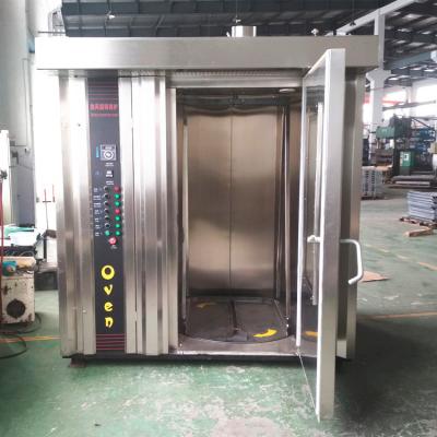 Chine 32 plateaux four rotatif à gaz diesel électrique pour la cuisson du pain pizza gâteau dans les aliments surgelés à vendre