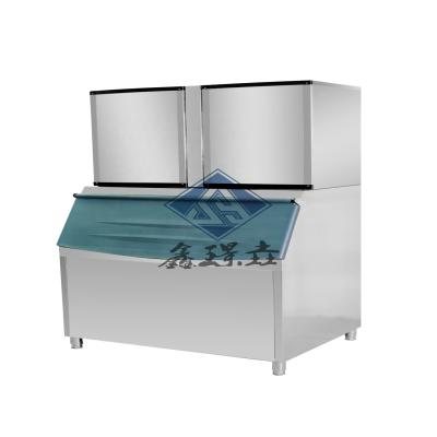 China Fabricante automático de cubos de gelo de tipo comercial combinado com capacidade de armazenamento de gelo de 300 kg à venda