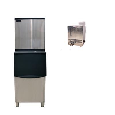 China Máquina de fabricação de cubos de gelo comerciais de aço inoxidável 1000 kg/dia com função automática à venda