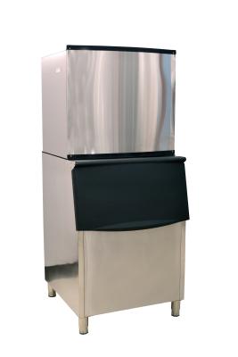 China Máquina de fabricação de cubos de gelo comerciais de aço inoxidável 1000 kg/dia com função automática à venda