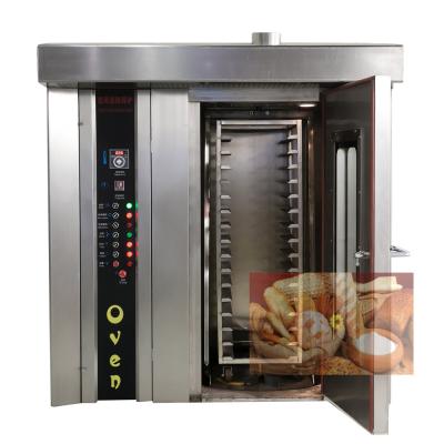 Chine Fonction de cuisson du pain en acier inoxydable four rotatif électrique à gaz pour le pain à vendre