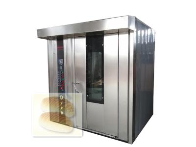 Chine Cuisinier à vapeur industriel à gaz électrique diesel, four rotatif entièrement automatique pour la fabrication du pain 50,5kw à vendre