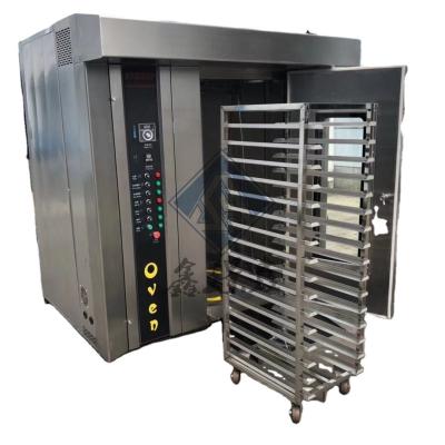 Chine Cuisinier à vapeur industriel à gaz électrique diesel, four rotatif entièrement automatique pour la fabrication du pain 50,5kw à vendre