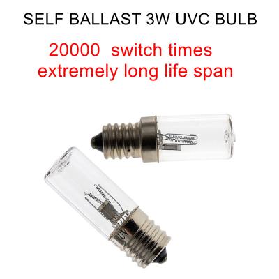 Cina luce UV germicida E14 del Governo dell'ozono 4W di disinfezione leggera UV-C dei batteri in vendita