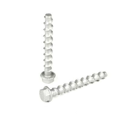 Cina M8x75mm accuratamente realizzato Flanchetta testa esagonale viti di calcestruzzo in acciaio inossidabile 410 in vendita