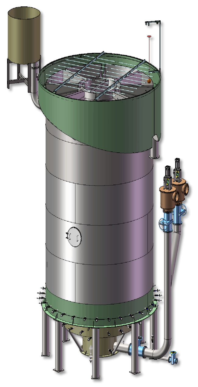 Flotation column equipment selection diagram and specifications