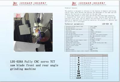 Китай Ull CNC Servo Feed TCT Слифовальная машина с лестничными зубами продается
