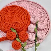 Quality Three-Strand Colored Cotton Rope Shoes and Hats Accessories for Customized Size Needs for sale