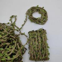 Quality Rattan Green Leaf Braid Jute Rope Ideal Material for Kindergarten Environmental Layout for sale