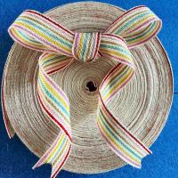 Quality Seven-Color Hemp Ribbon Width Customized Width for Customizable and Multi-Purpose for sale