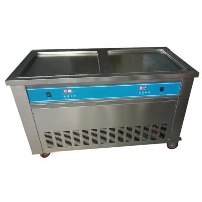 Cina macchina fritta piana del gelato 2000W, macchina istantanea di Rolls del gelato in vendita