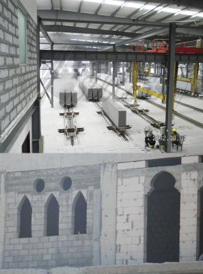Cina Linea di produzione leggera del blocchetto del gesso AAC blocco in calcestruzzo che fa pianta 300000m3 380kw - 450kw in vendita