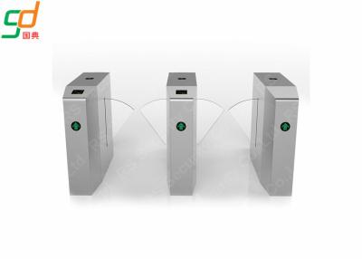 Cina 304 cancelli girevoli automatici di sicurezza dell'acciaio inossidabile per il portone della falda della stazione della metropolitana in vendita