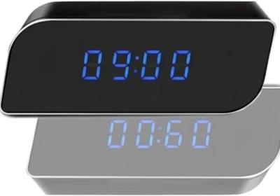 China Plastic Alarm Clock Secret Camera 1080P Wireless WIFI Clock Spy Camera for sale