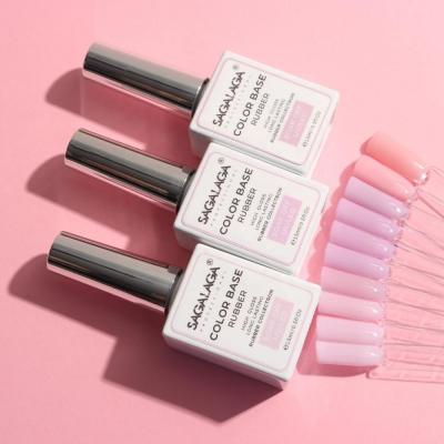 China Rubber Base Coat Nude and High Quality Best Selling Rubber Base Gel Professional Private Label Wholesales Price Rubber Base Gel for sale